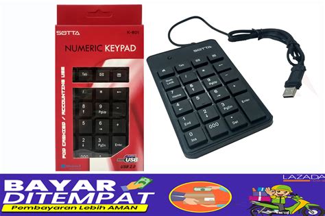 KEYBOARD NUMERIK SOTTA KEYBOARD NUMERIK MURAH Lazada Indonesia