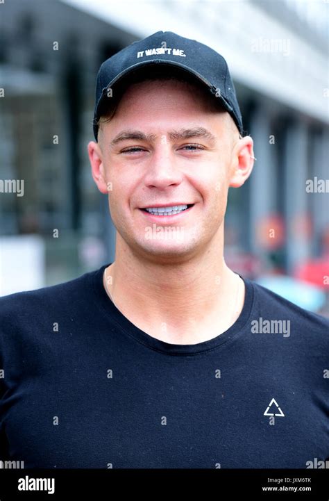 Scott Timlin From The Cast Of Geordie Shore Attending The Photocall To