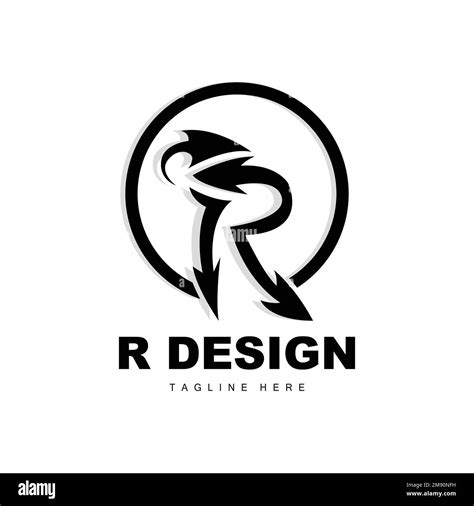R Letter Logo Alphabet Vector Initial R Product Brand Logotype Design
