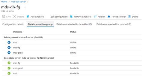 Remove A Sql Database From An Azure Failover Group