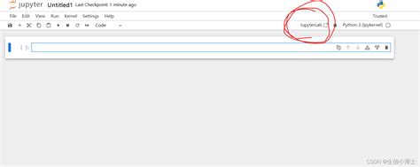 Jupyternotebook Vs Jupyterlab 如果jupyter安装成功，点击jupyterlab即可进入lab环境