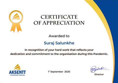 Suraj Salunkhe On Linkedin Appreciated