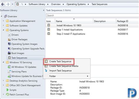 Deploy Windows 10 1909 Using Sccm