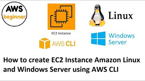 🔴 How To Create Ec2 Instance Amazon Linux And Windows Server Using Aws Cli Youtube