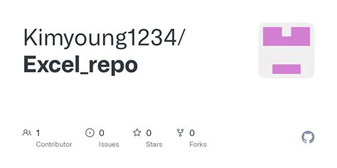 Github Kimyoung1234excelrepo