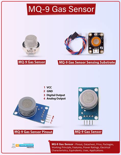 Mq 9 Gas Sensor Datasheet Pinout And Working The Engineering Projects