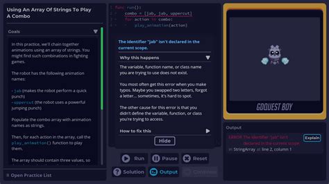 21 Strings Using An Array To Play A Combo · Issue 745 · Gdquest