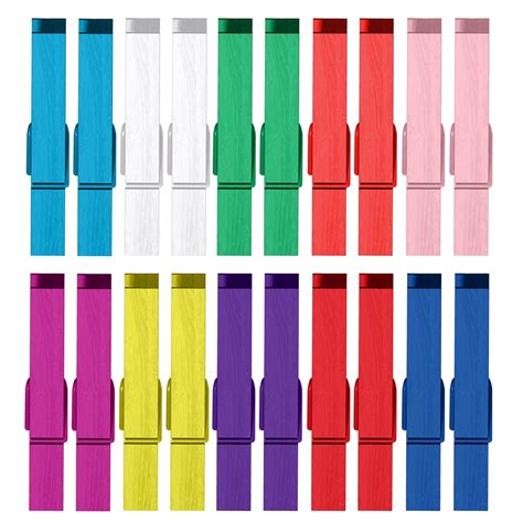 20 Pcs Colored Clothespins For Crafts 29 Inch Clothing Pins For