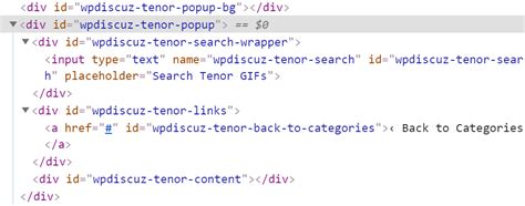 Bug Wpdiscuz Tenor  Plugin Injects Wpdiscuz Tenor Popup Div On