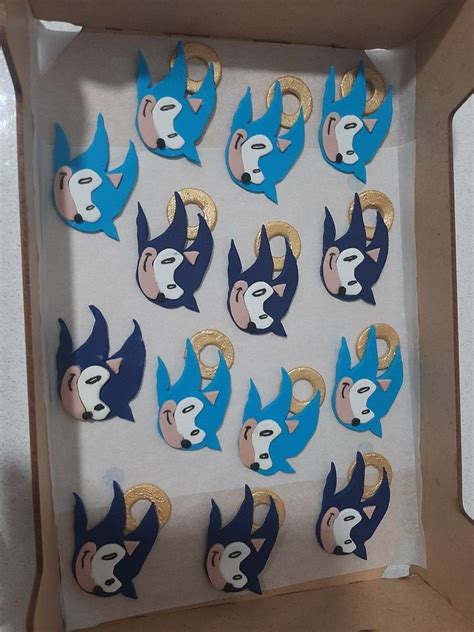 Sonic And The Gold Rings Cupcake Toppers Edible Gold Ring Cupcake