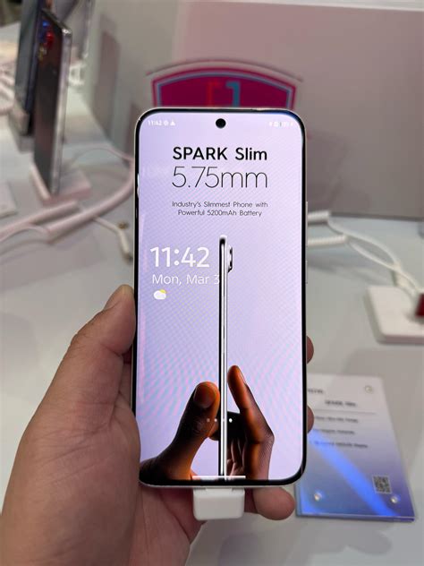 Tecnos Spark Slim Concept Phone Going For Ultra Thin 5 75mm At Mwc2025 Technave