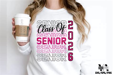 Senior 2026 Class Of 2026 Graduation Png Graphic By Yadesign Store