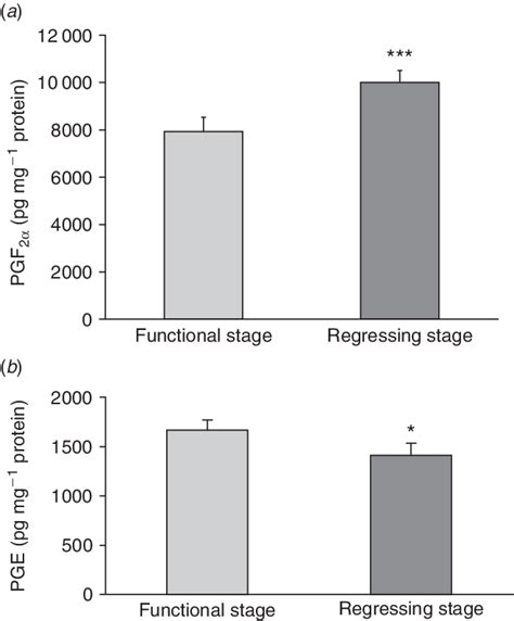 Ovarian A Prostaglandin F 2α And B Prostaglandin E Production From Download Scientific