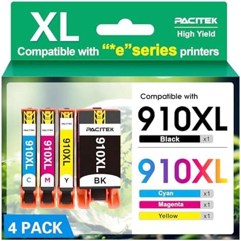 Amazon Com Pacitek Xl Ink Cartridges For Hp Officejet E Ink Cartridges Remanufactured