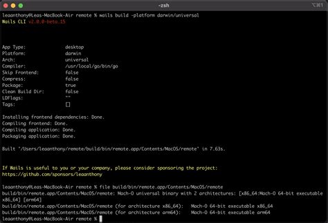 Wails V2 Beta For Macos Wails