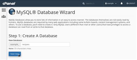 Creating A Database In Cpanel Catalyst2