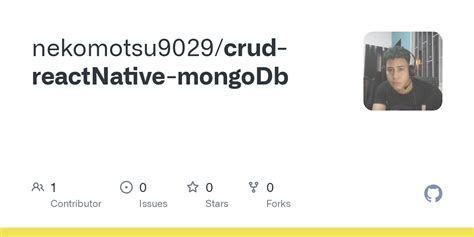 github nekomotsu9029 crud reactnative mongodb
