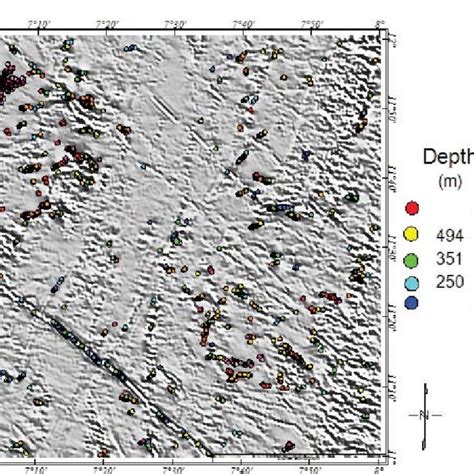 Plot Of Euler Depth Solution Download Scientific Diagram
