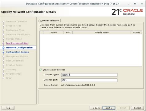 Creating Oracle 21c Database Using Dbca Method Oracledbwr