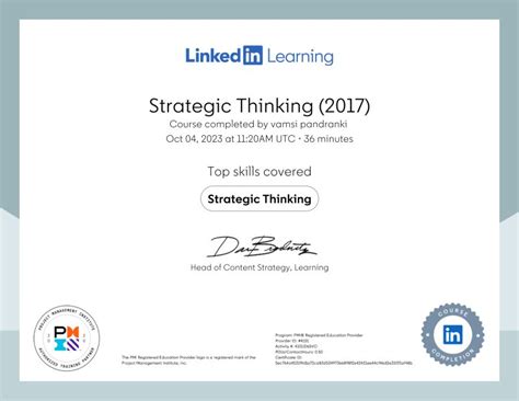 Vamsi Pandranki On Linkedin Certificate Of Completion