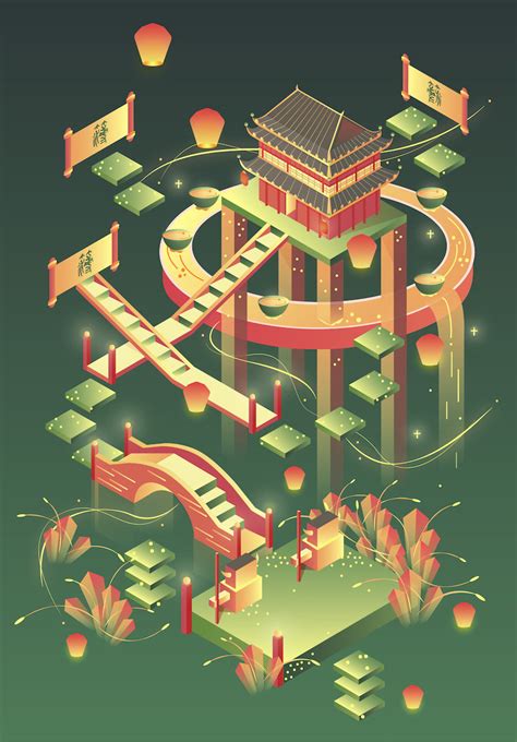 来自AI插画班的一组好看的2 5d插画2 插画 开课 课程 新浪新闻