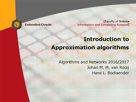 Introduction To Approximation Algorithms Ppt Download