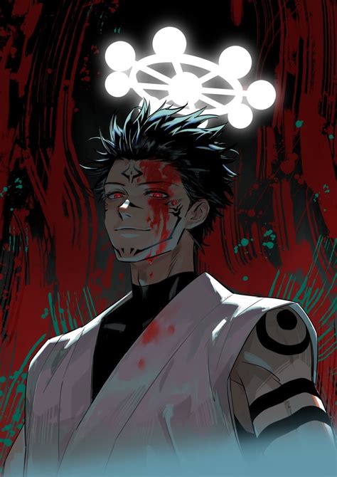 Fushiguro Megumi And Ryoumen Sukuna Jujutsu Kaisen Drawn By T Dizheng Danbooru