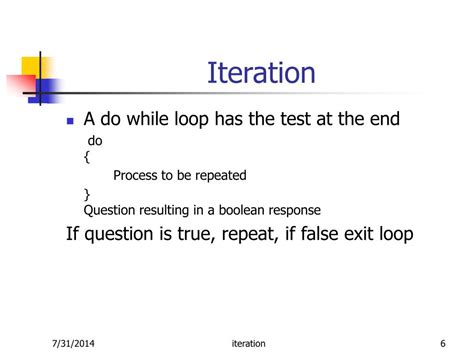 Ppt Iteration Powerpoint Presentation Free Download Id2711793