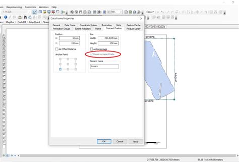 Arcgis Desktop How To Change The Aspect Ratio Of Data Frame In ArcMap Geographic Information