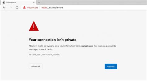 How To Fix Your Connection Is Not Private Error Wpklik
