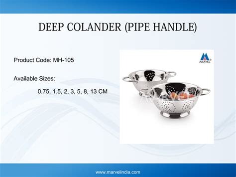 Colanders And Strainers Ppt