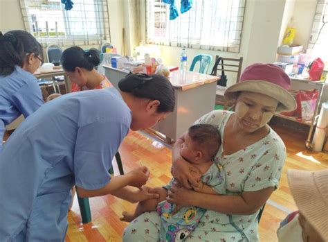 Myanmarnationalpost မြောင်းမြမြို့၌ မွေးစမှ အသက် ၂ နှစ်အောက် ကလေးငယ်များနှင့် ကိုယ်ဝန်ဆောင်မိခင