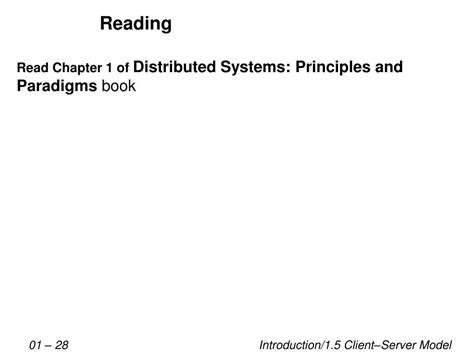 Ppt Distributed Systems Principles And Paradigms Chapter 01 Introduction Powerpoint