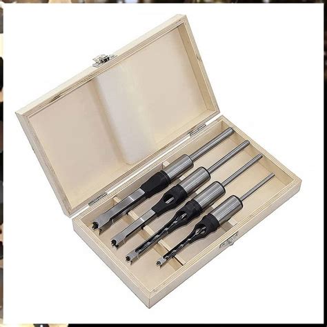 Woodworking Mortising Chisel Drill Bit Set