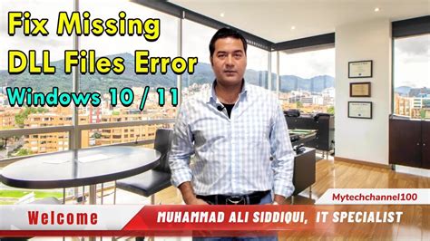 How To Fix Windows Dll Error MyTechchannel YouTube