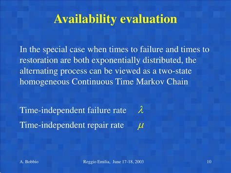 Ppt Dependability And Maintainability Theory And Methods Part 2 Repairable Systems