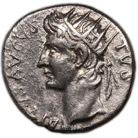 Roman Coin Cappadocia Germanicus Drachm Divus Augustus Caesarea