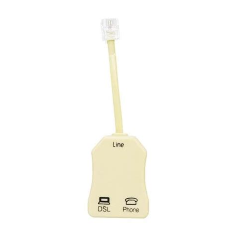 Telephone Splitter With Line One Into Two For Home Office Landline With Lossless Signal Call