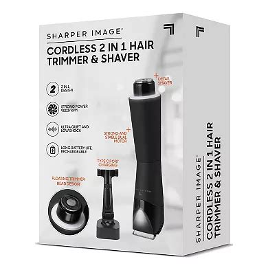 Sharper Image 2 In 1 Hair Trimmer And Shaver