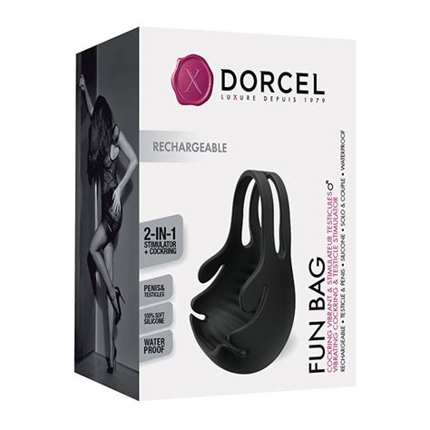 Dorcel Fun Bag Testicle Vibrator Black Sex Toy Hotmovies