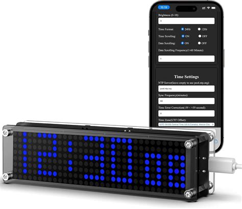 Wifi Digital Clock Ntp Clock With Easy Setup Philippines Ubuy