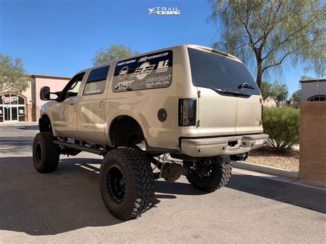 2004 Ford Excursion Wheel Offset Hella Stance 5 Lifted 12 824267
