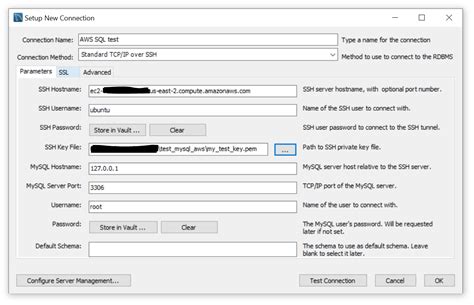 amazon web services mysql workbench error couldn t connect the ssh tunnel stack overflow