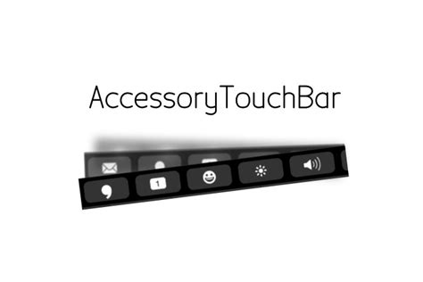 a touchbar concept for ios keybaord accessory view