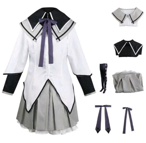 Akemi Homura Costume Cosplay Womens Fashion Dresses And Sets Sets Or