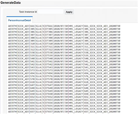 generate load and report data using custom payroll flow pattern