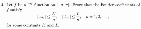Solved Let F Be A Cl Function On Prove That The Chegg Com