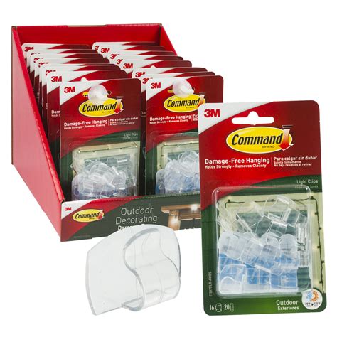 Wholesale Command Outdoor Light Clips
