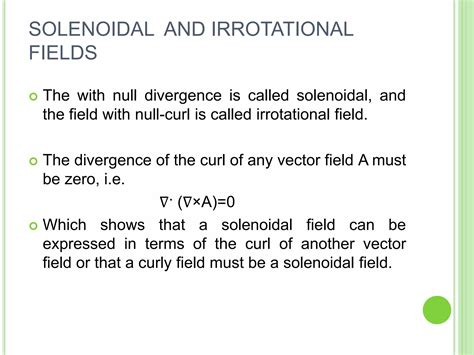 Divergence Curl Gradient Pptx