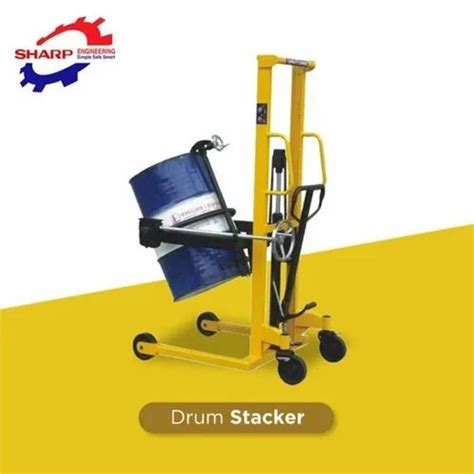 Manual Semi Electric Drum Stacker Lifting Capacity 100 150 Kg At ₹ 250000 In Mumbai